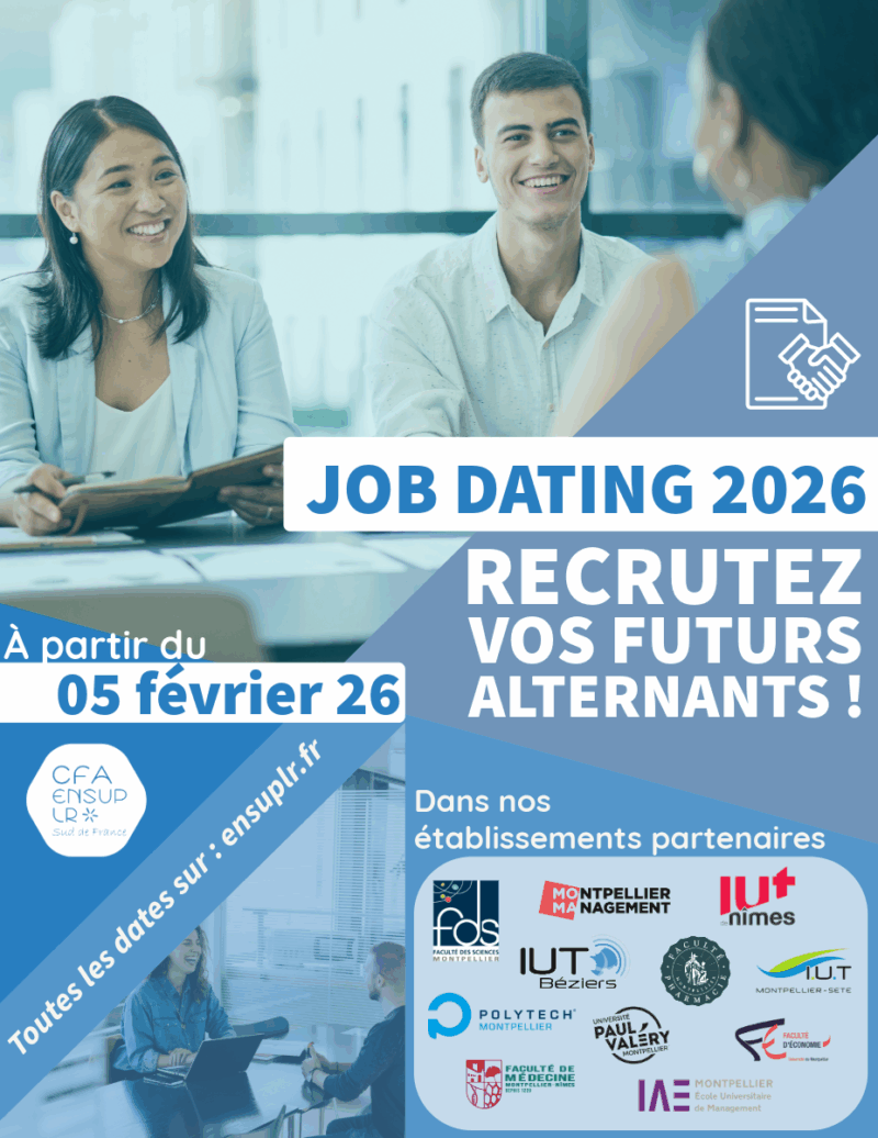 Jobs-Dating 2026 – Recrutez vos futurs alternants ! – CFA ENSUPLR