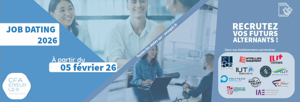 Jobs-Dating 2026 – Recrutez vos futurs alternants ! – CFA ENSUPLR